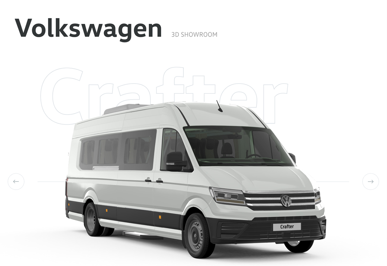 Volkswagen Crafter 3D Showroom